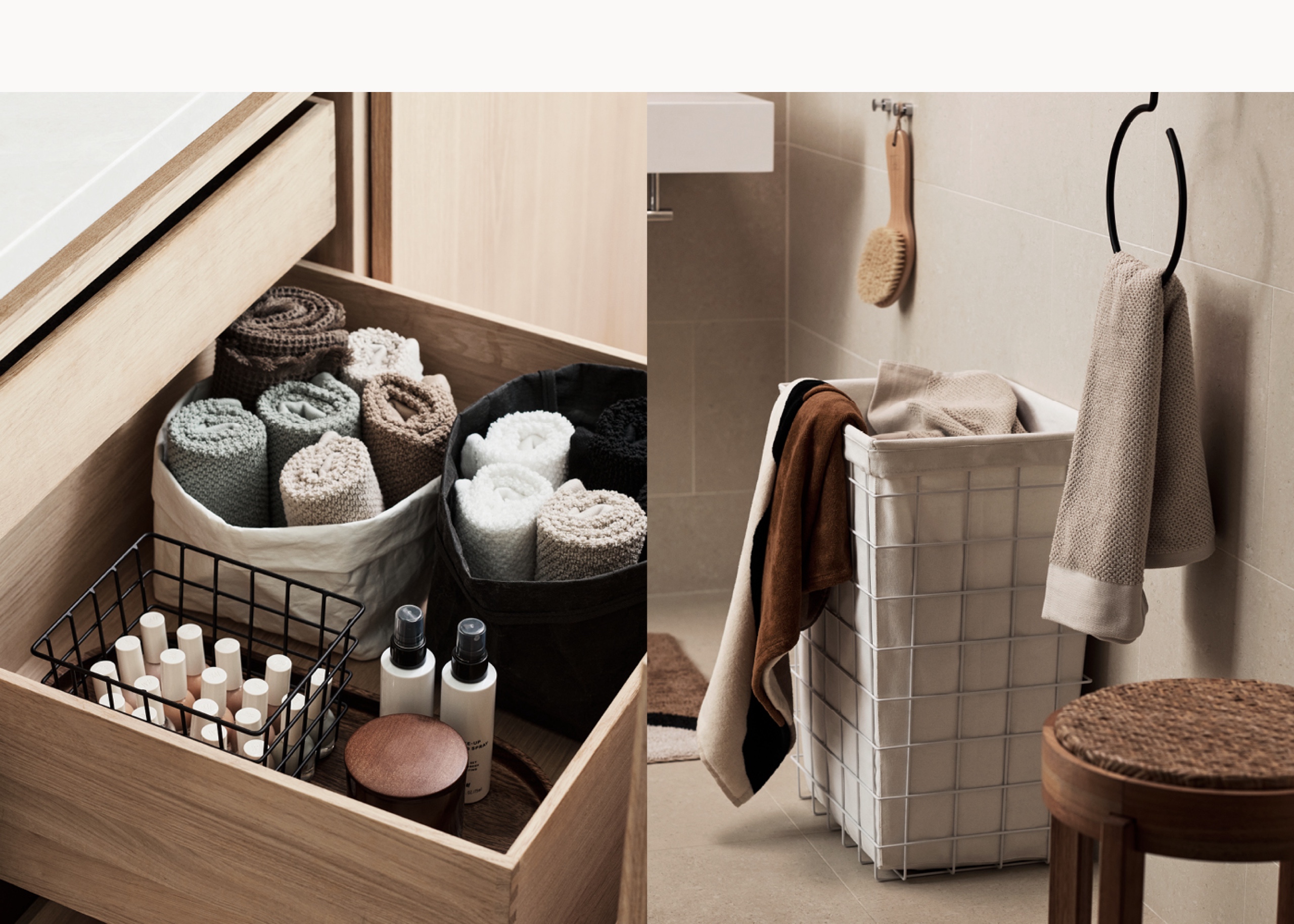 Organise the bathroom | Stylish storage | H&M HOME